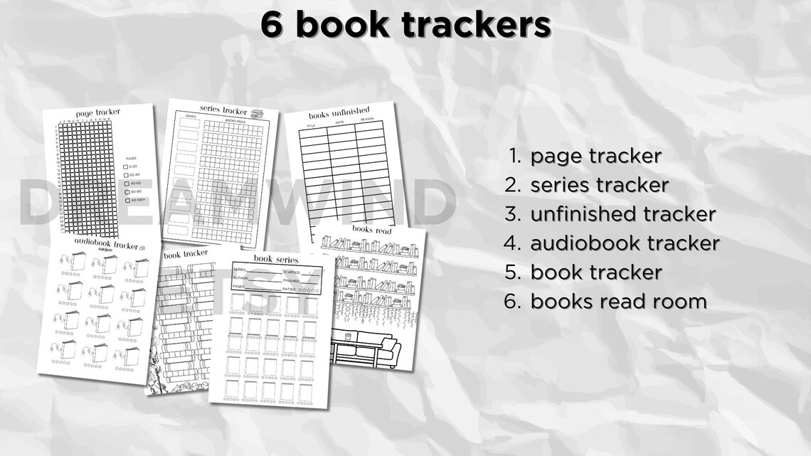 24-25 Reading Journal Bundle | Printable & Digital Journal With Planner ...
