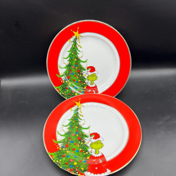 Grinch Plate - Etsy