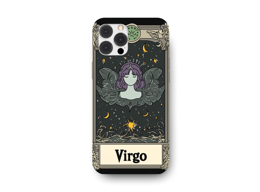 Virgo Zodiac Tarot Card Phone Case, Astrology Gift - Etsy