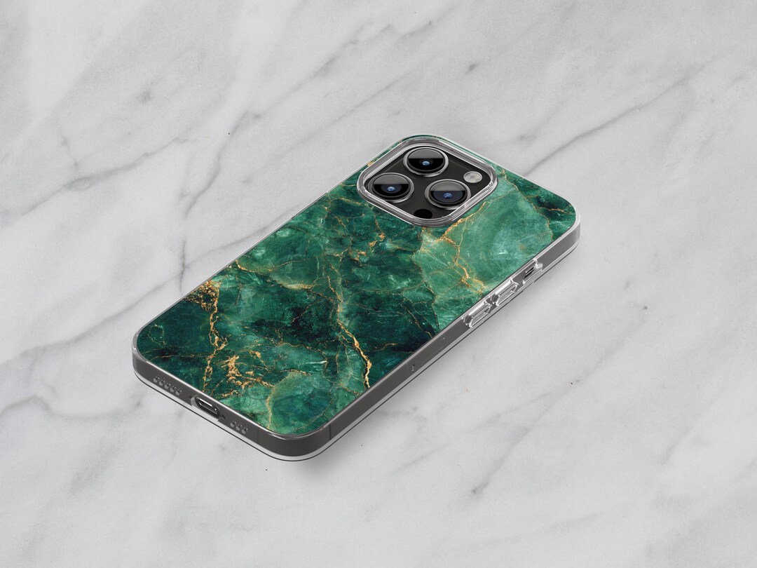 Emerald Green Marble Phone Case, Gold Veins, Luxury Tough Case - Etsy