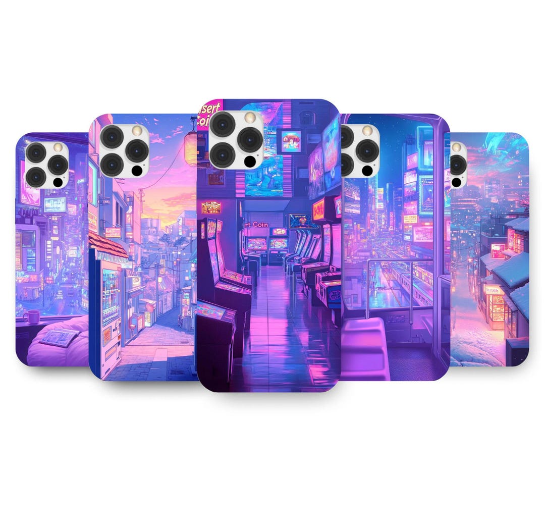 Cyberpunk Arcade Phone Case, Durable Lexan Plastic - Etsy