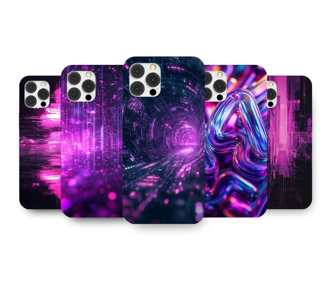 Futuristic Cyber Punk Sci-fi Glitch Cybercore Aesthetic Phone Case for ...