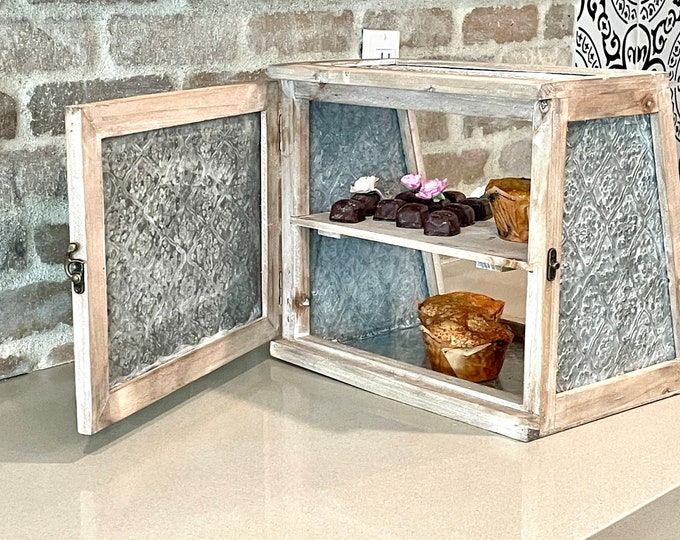 Glass & Wood, Pastry or Chocolatier's Display Case, BAKERS CHEST ...