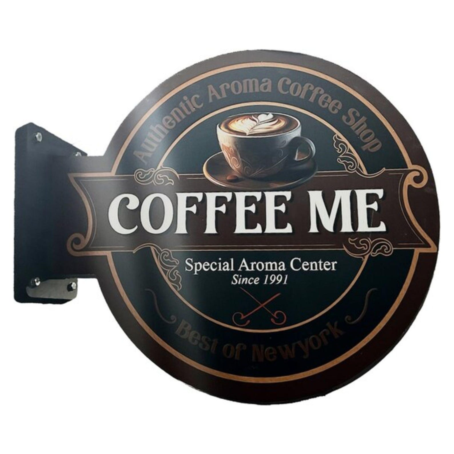 Custom Double Sided Round Logo Sign, Illuminated Light Box, Business ...