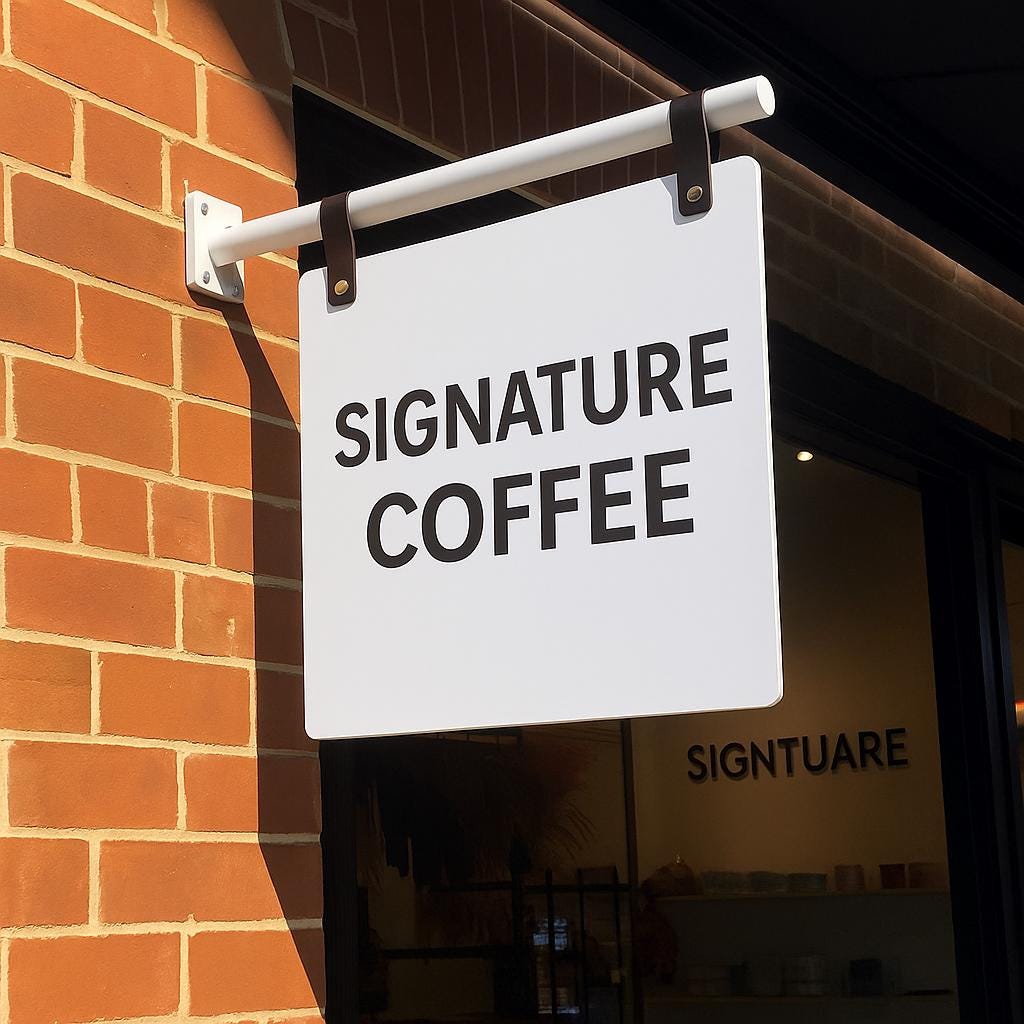 Custom Blade Sign, Outdoor Storefront Advertising Sign, Multi Tier ...