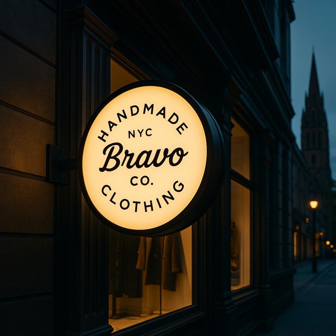 Custom Double Sided Light Box Sign, LED Blade Sign for Storefront ...