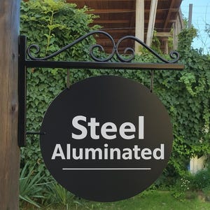 Custom Aluminum Blade Sign, Double Sided Shop Sign, Wall Mounted Store ...