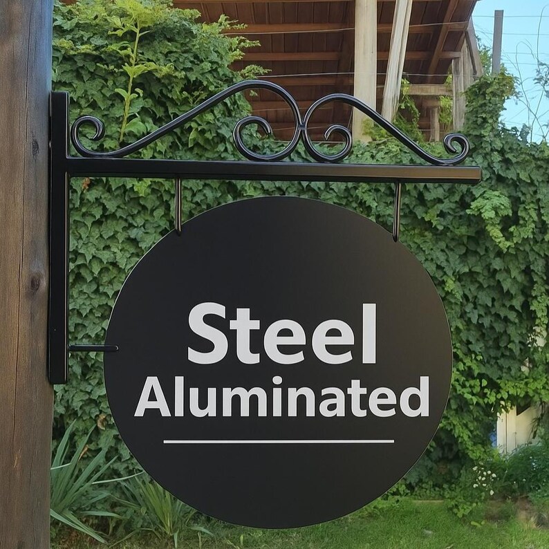Custom Aluminum Blade Sign, Double Sided Shop Sign, Wall Mounted Store ...