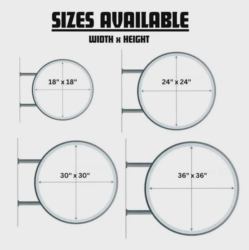 Custom Blade Sign, Outdoor Storefront Advertising Sign, Multi Tier ...