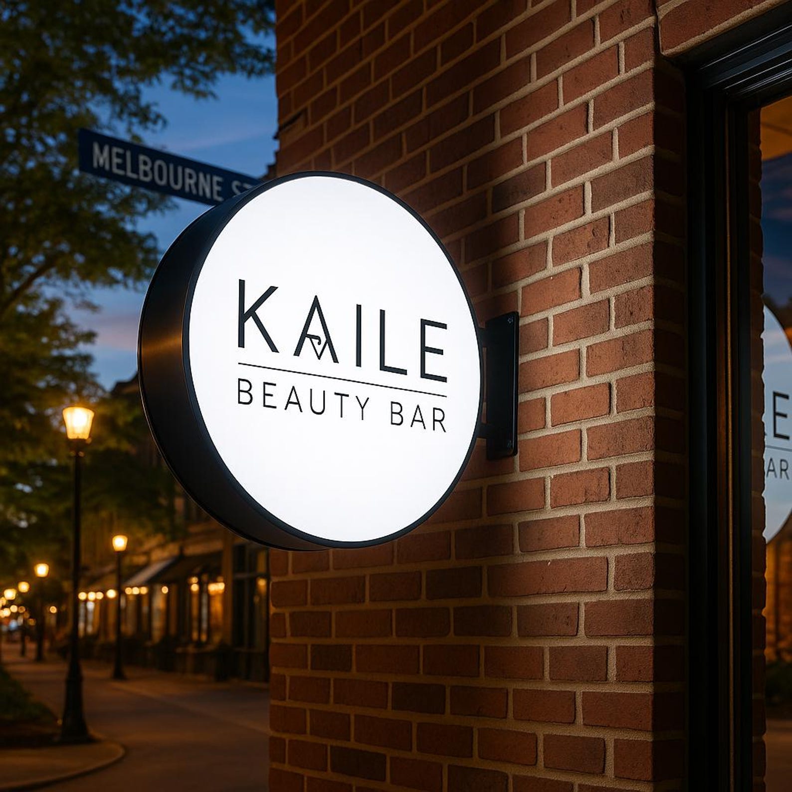 Custom Double Sided LED Light Box Sign, Weatherproof Storefront Decor ...