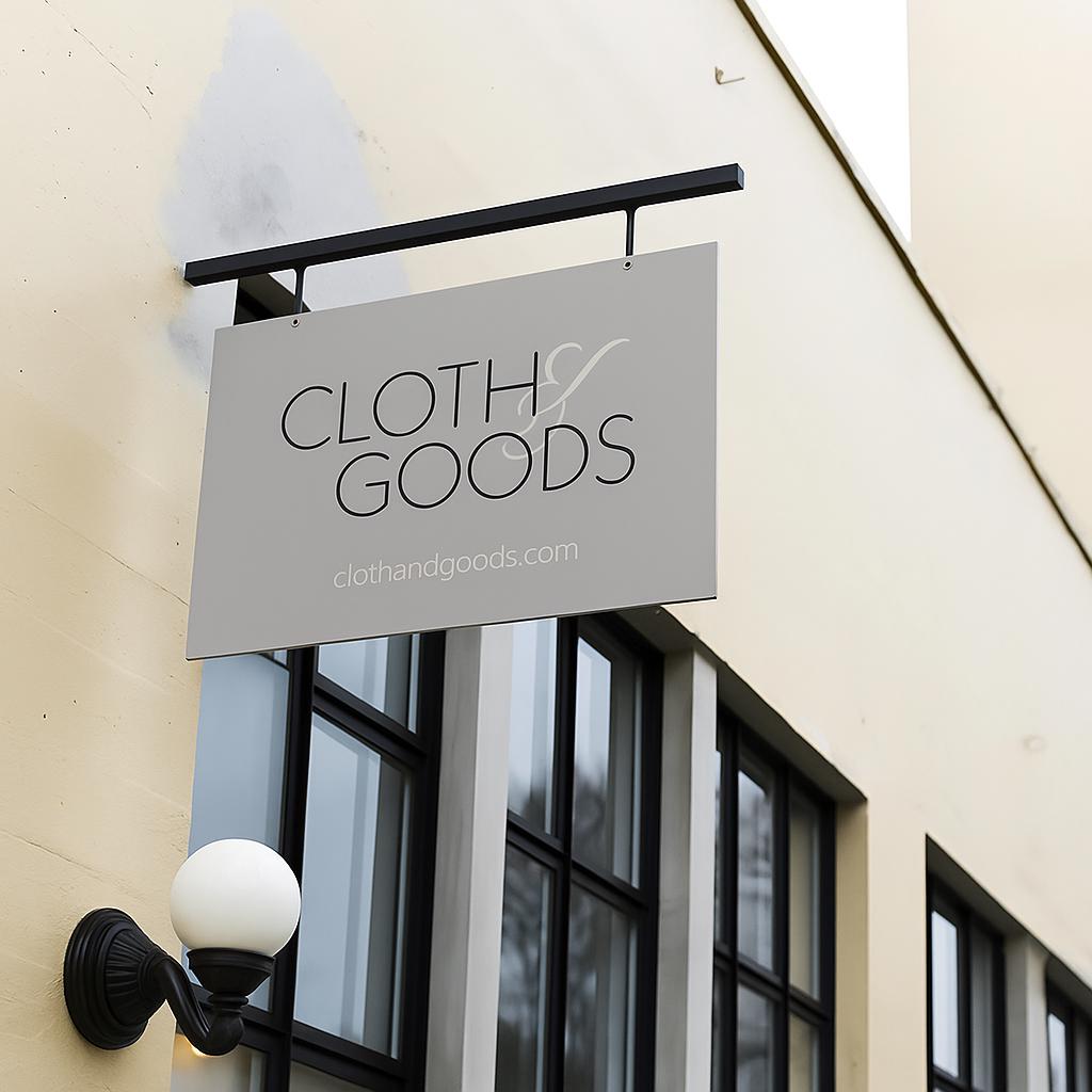 Custom Metal Hanging Blade Sign, Double Sided Storefront Sign - Etsy