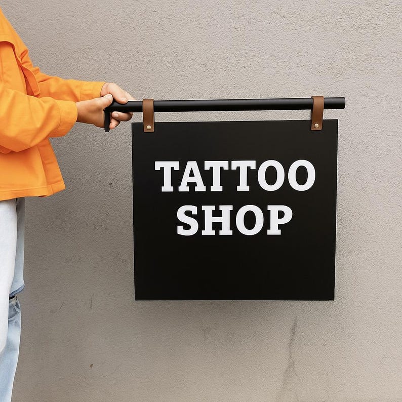 Custom Boutique Blade Sign, Weatherproof Acrylic Shop Sign - Etsy