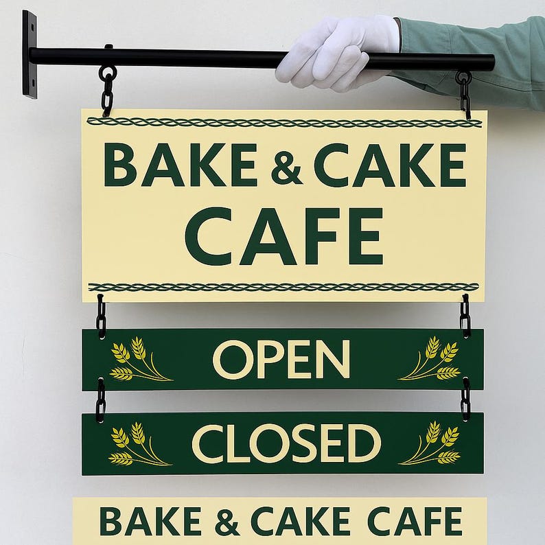 Custom Blade Sign, Outdoor Storefront Advertising Sign, Multi Tier ...