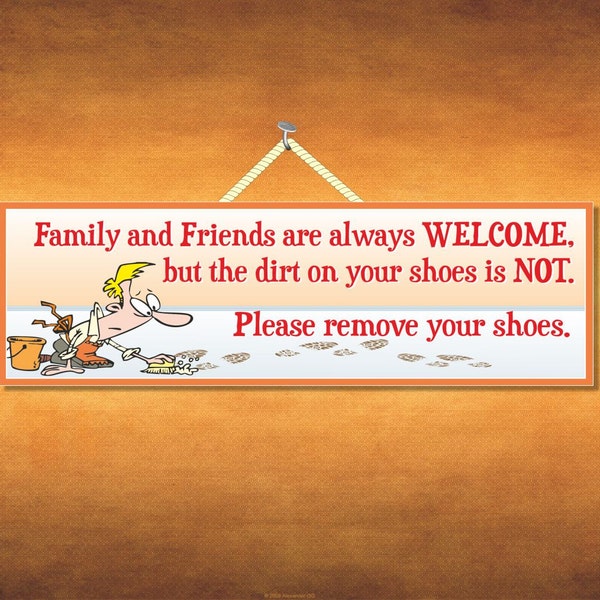No Shoes Funny Sign - Etsy