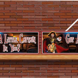 Captain Morgan Bar Sign Morgan Pirate Sign Beer Rum Bar Sign Pub Café ...