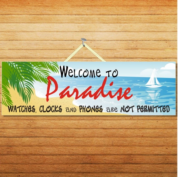 Have Fun Beach Signs Funny Handmade Signs On A Beach In The