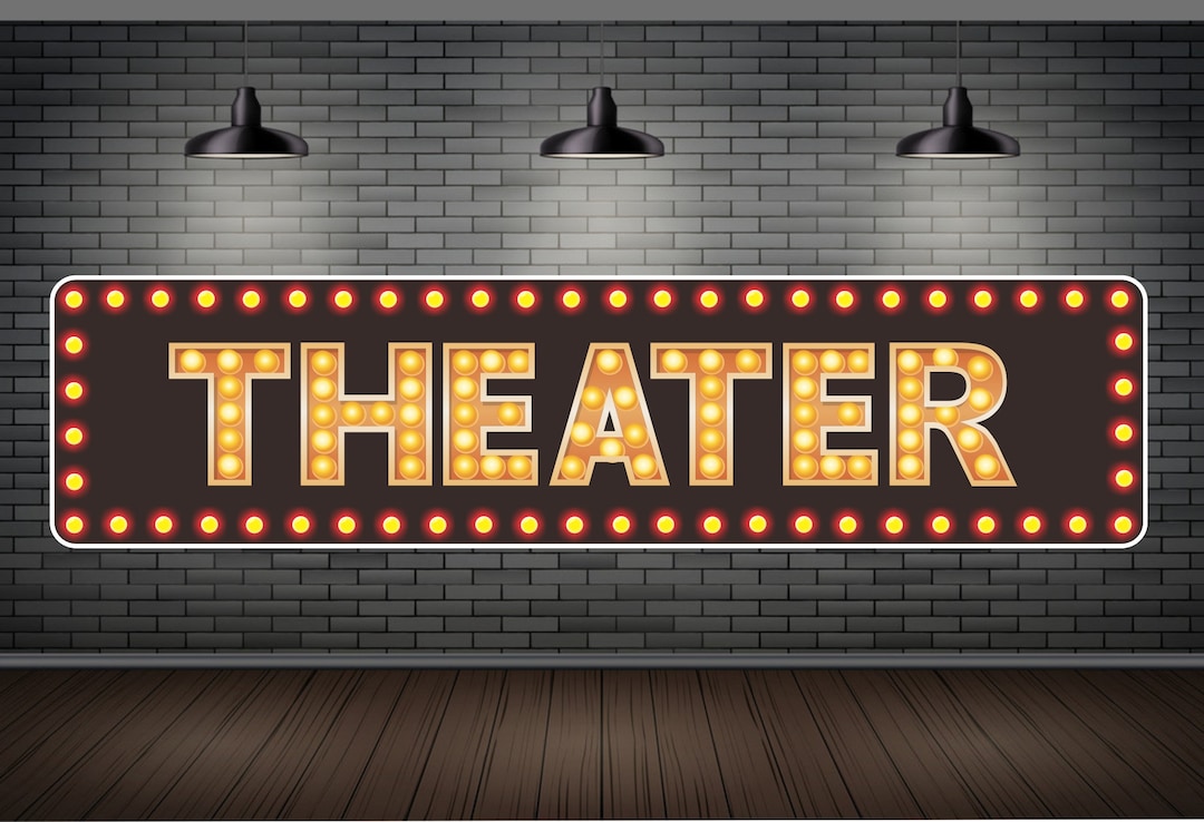 Home Theater Sign | Movie Theater Decor | Movie Theatre Sign, Theater ...