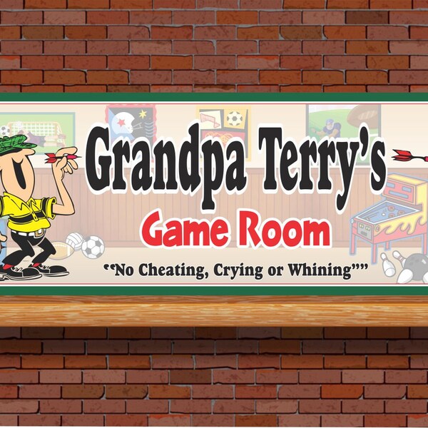 Game Room Rules - Etsy