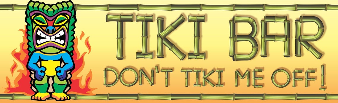 Tiki Bar Sign Tiki Bar Welcome Sign Funny Bar Sign Beach - Etsy Canada