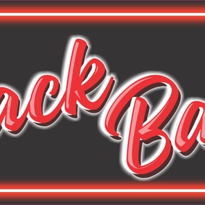 Custom Movie Room Snack Bar Sign 36x6 Aluminum Wall Decor With Soda Cup ...