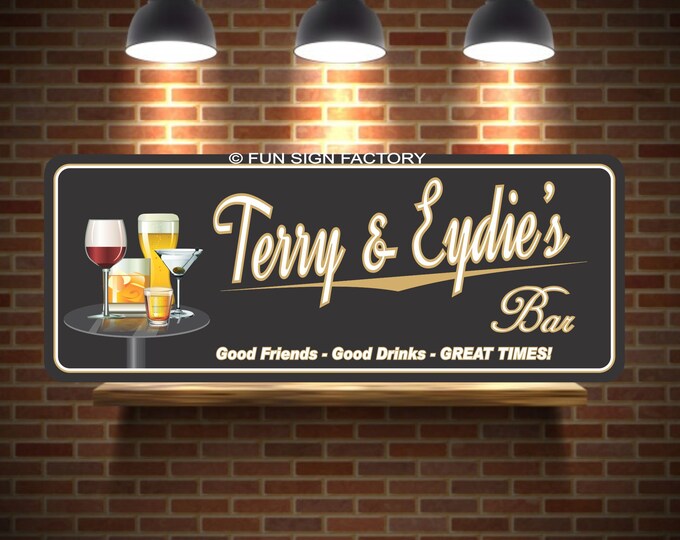 Retro Bar Sign Martini Time - Etsy