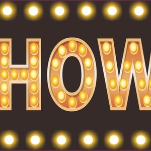 Showtime Aluminum Sign With Popcorn, Drink, Clapboard & Film Graphic ...