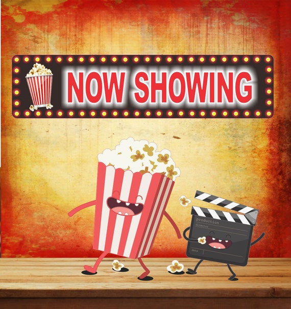 Now Showing Sign Home Theater
