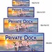 Personalized Dock Sign With Stunning Sunset Background - Custom Lake ...