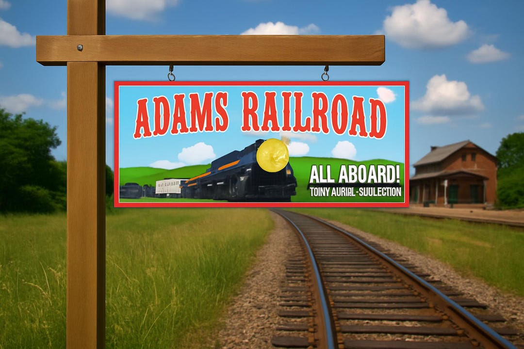 Personalized Railroad Sign – Custom Train Wall Art for Collectors ...