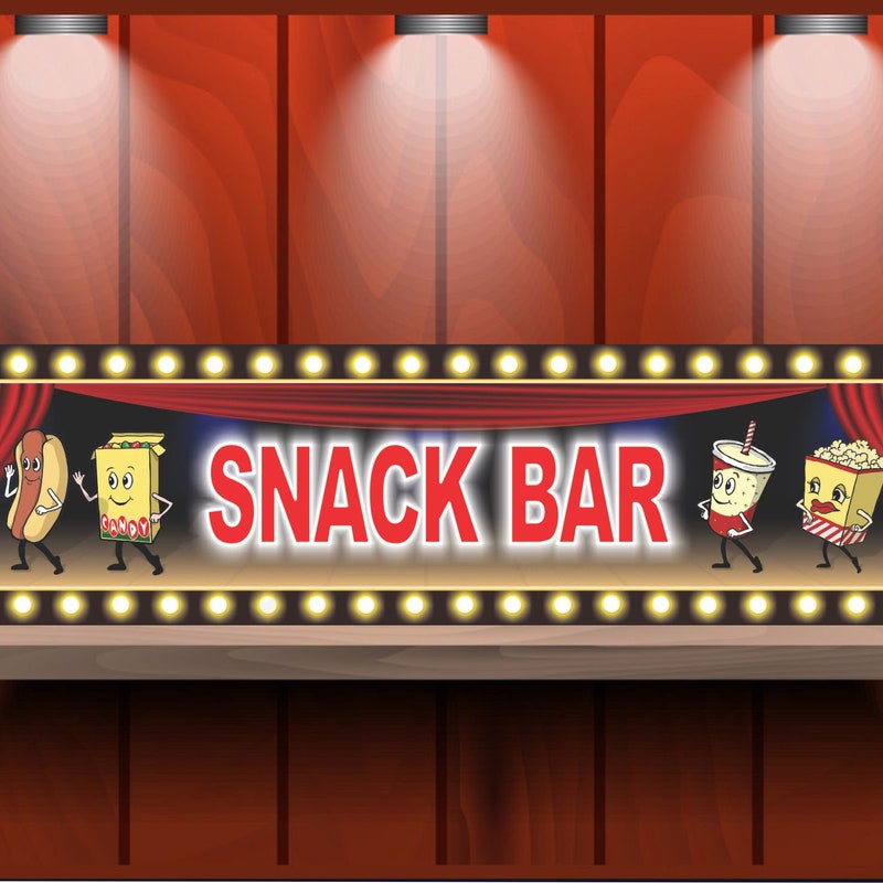 Snack Bar Sign - Etsy