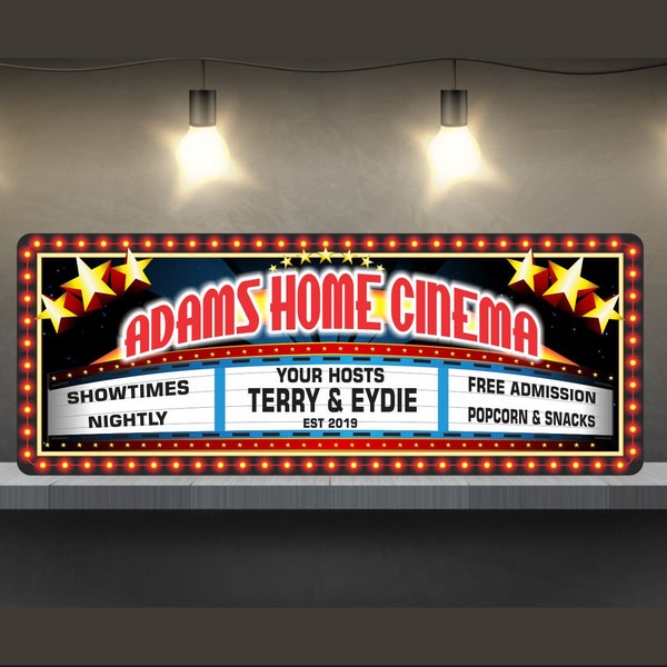 Movie Theatre Sign - Etsy
