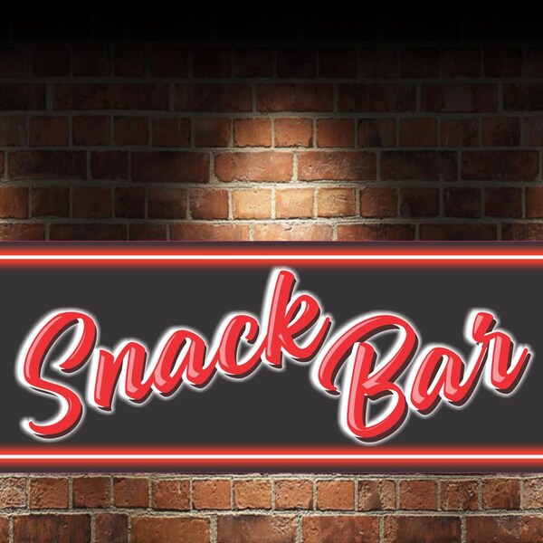 Snack Bar Sign - Etsy