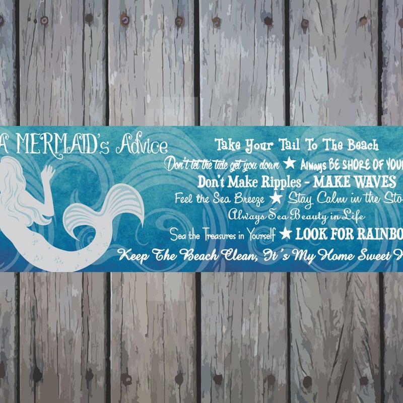 Mermaid Sign - Etsy