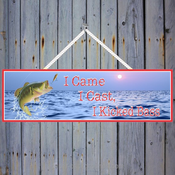 Bass Fishing Signs