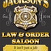 Law & Order Saloon Custom Personalized Police Bar Sign With - Etsy