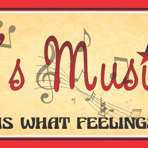 Custom Music Room Sign With Musical Notes Design Music Studio Sign for ...