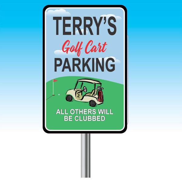 Golf Cart Signs - Etsy