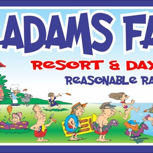 Personalized Lake House Sign-family Resort and Day Camp Sign-custom ...