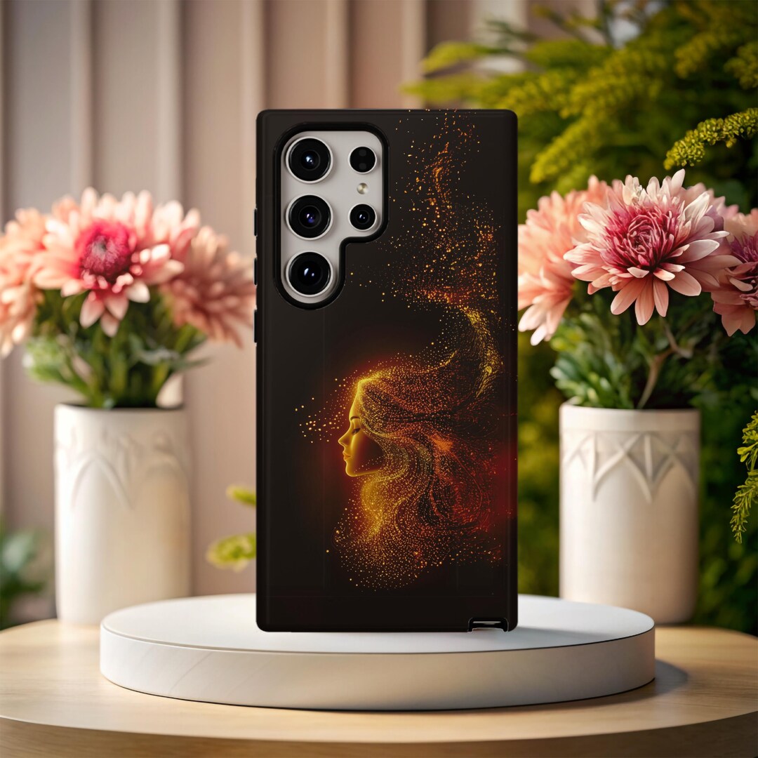 Shine Bright Design Eco-friendly Phone Case, Biodegradable Radiant Art ...