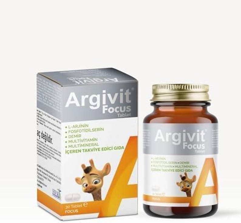 Argivit Focus Tablet Height Growth Supplement for Kids, Containing ...