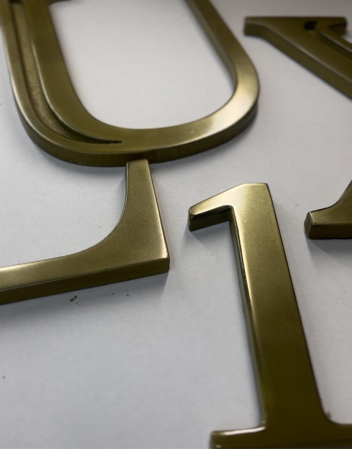 Bespoke Brass Lettering - Etsy