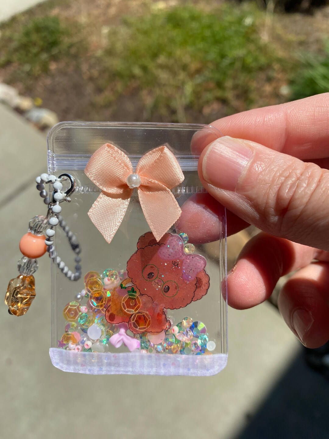 Kawaii Bear Keychain/ Cute Kawaii Shakers Keychain/ Keychain for Girls ...