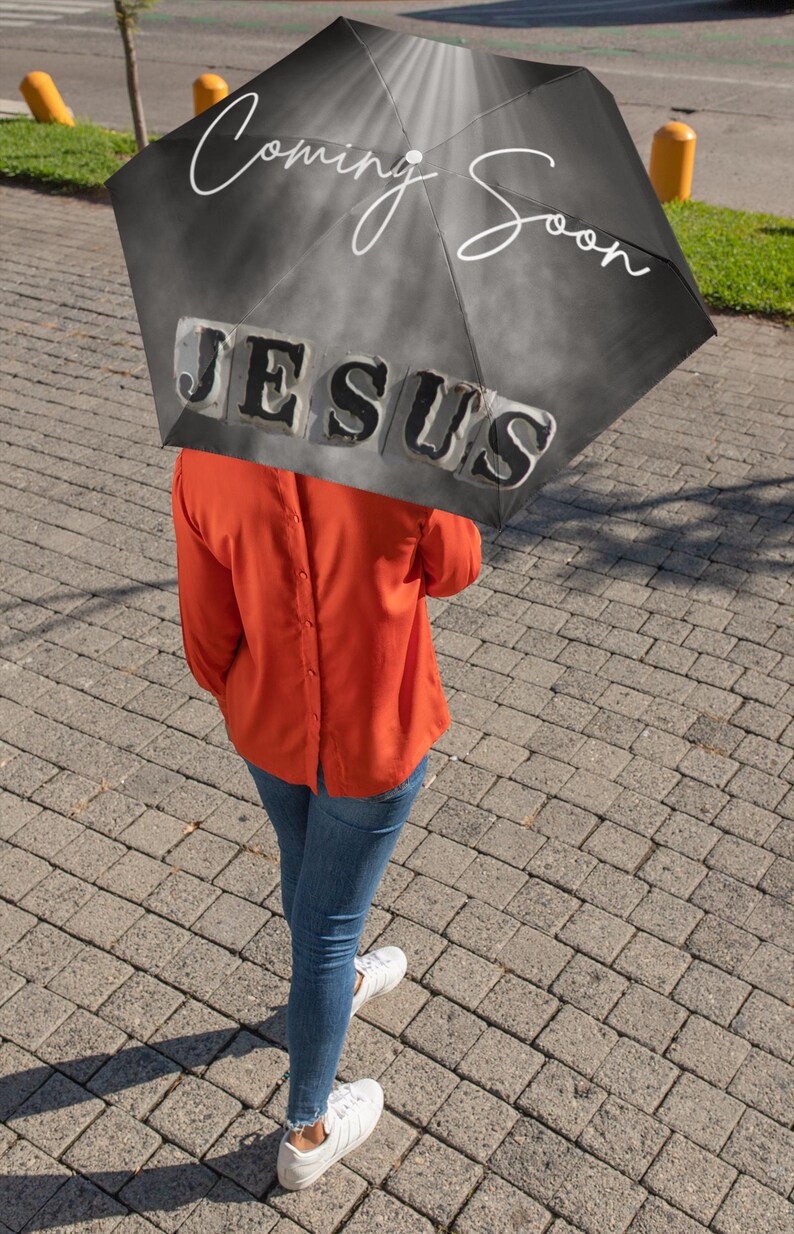 Christ,coming Soon "jesus" Stay Tuned, Foldable Umbrella. Rain Umbrella ...