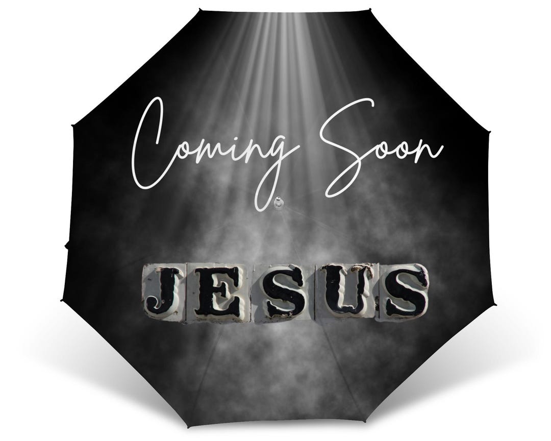 Christ,coming Soon "jesus" Stay Tuned, Foldable Umbrella. Rain Umbrella ...