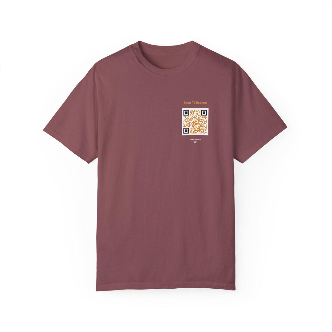 Scan to Explore QR Code Comfort Colors T Shirt. Spark Interest T-shirt ...