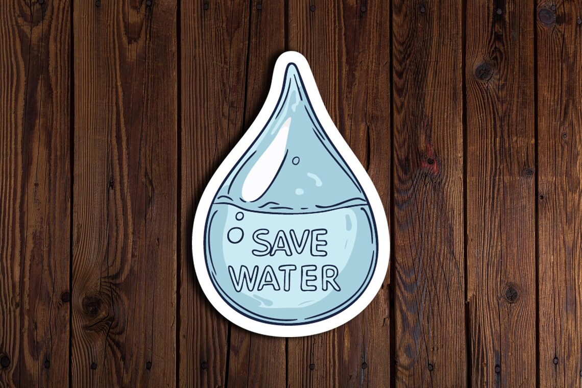 Save Water Sticker - Etsy