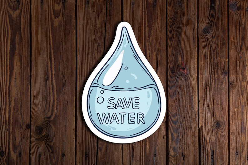 Save Water Sticker - Etsy