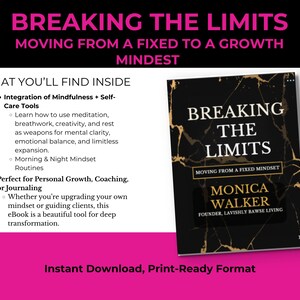 Growth Mindset Workbook: Self-development Ebook (digital Download) - Etsy