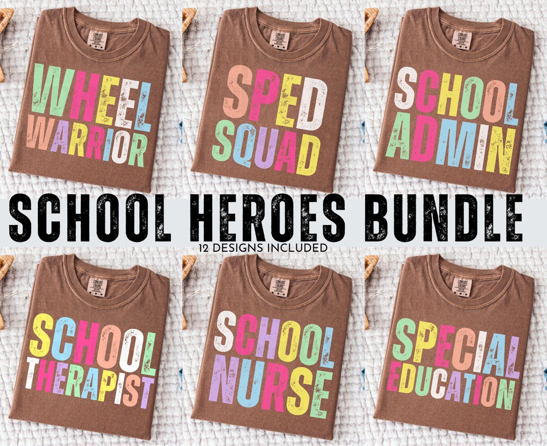 School Occupation PNG Bundle: Teacher, Nurse, Counselor (digital ...