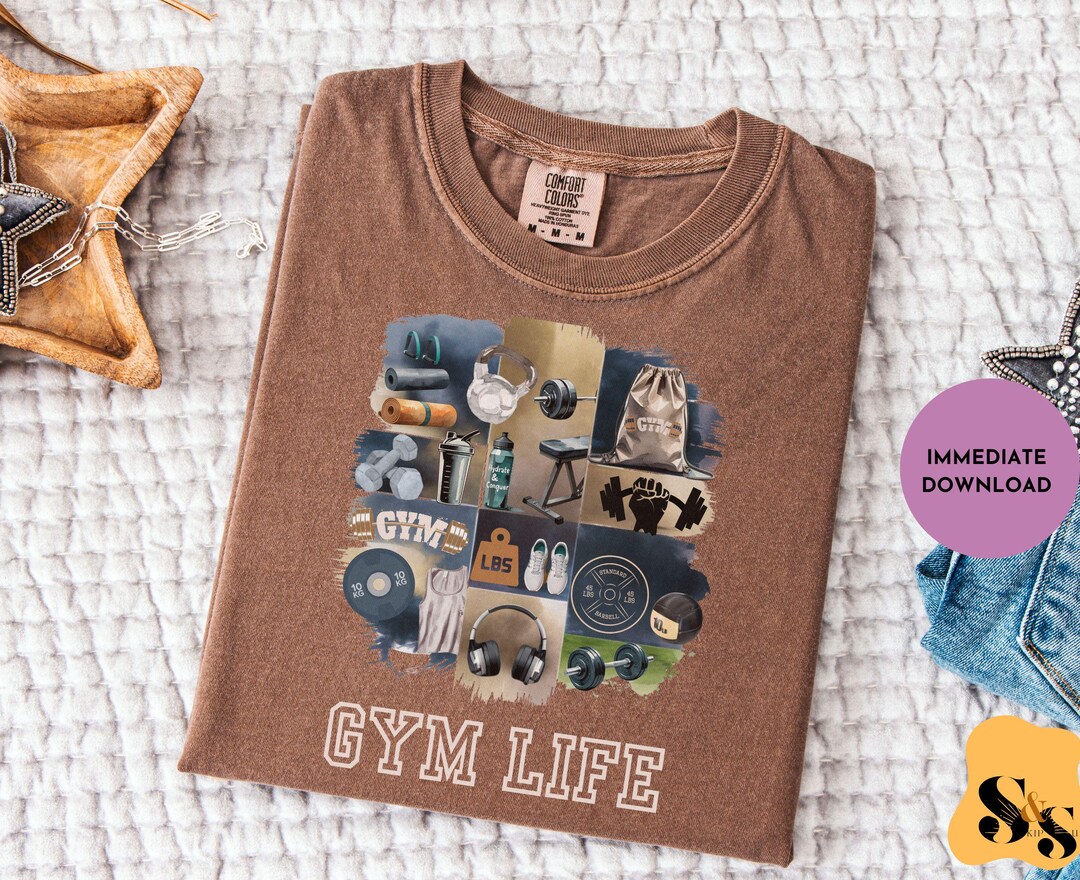Gym Life, Gym Time, DIGITAL DESIGNS, PNG, Fitness Mode, Workout Mode ...